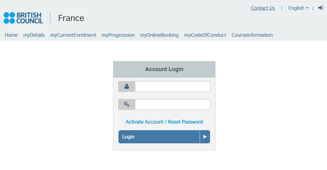 Access your student portal | British Council France