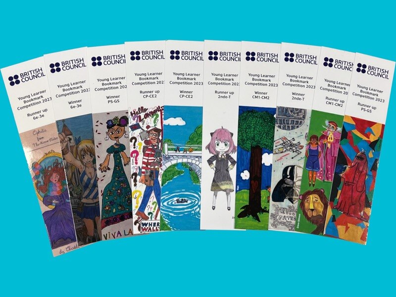 Winners of our bookmark competition | British Council France